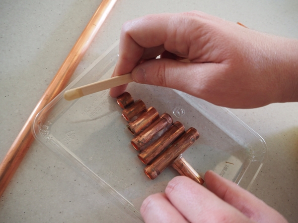 How to Make a Copper Pipe Christmas Tree Decoration - The Plumbette