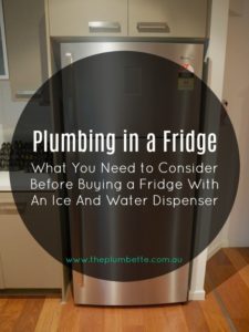 Plumbing in a Fridge – Fridges With an Ice And Water Dispenser - The ...