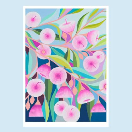 Bright Australian Native Flower Artwork - The Plumbette