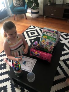 Use a Dish Rack For Colouring Book Storage - The Plumbette